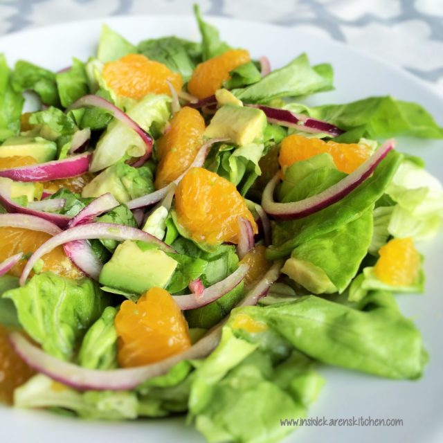 Orange and Avocado Butter Lettuce Salad – Karen Mangum Nutrition