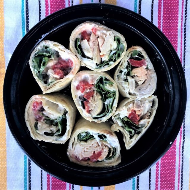Chicken, Feta and Roasted Red Pepper Tortilla Wraps – Karen Mangum ...